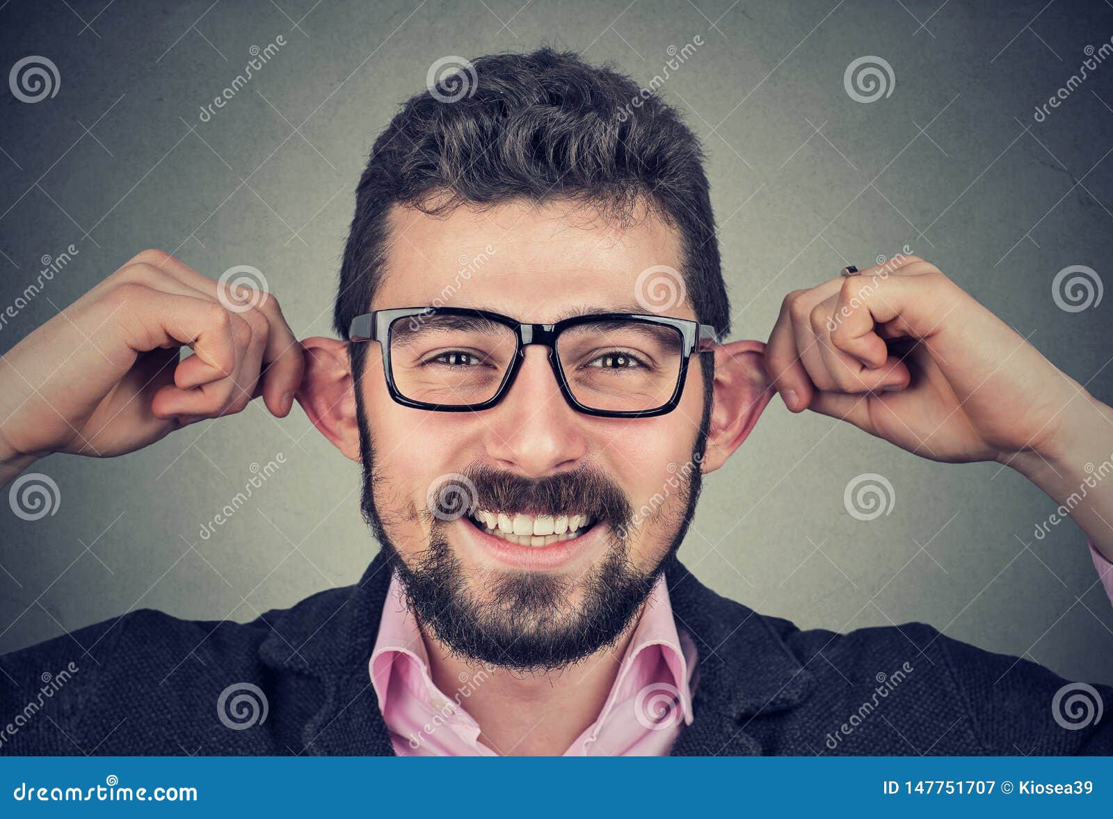 Young Man Making Silly Faces Stock Image - Image of ears, adult: 147751707
