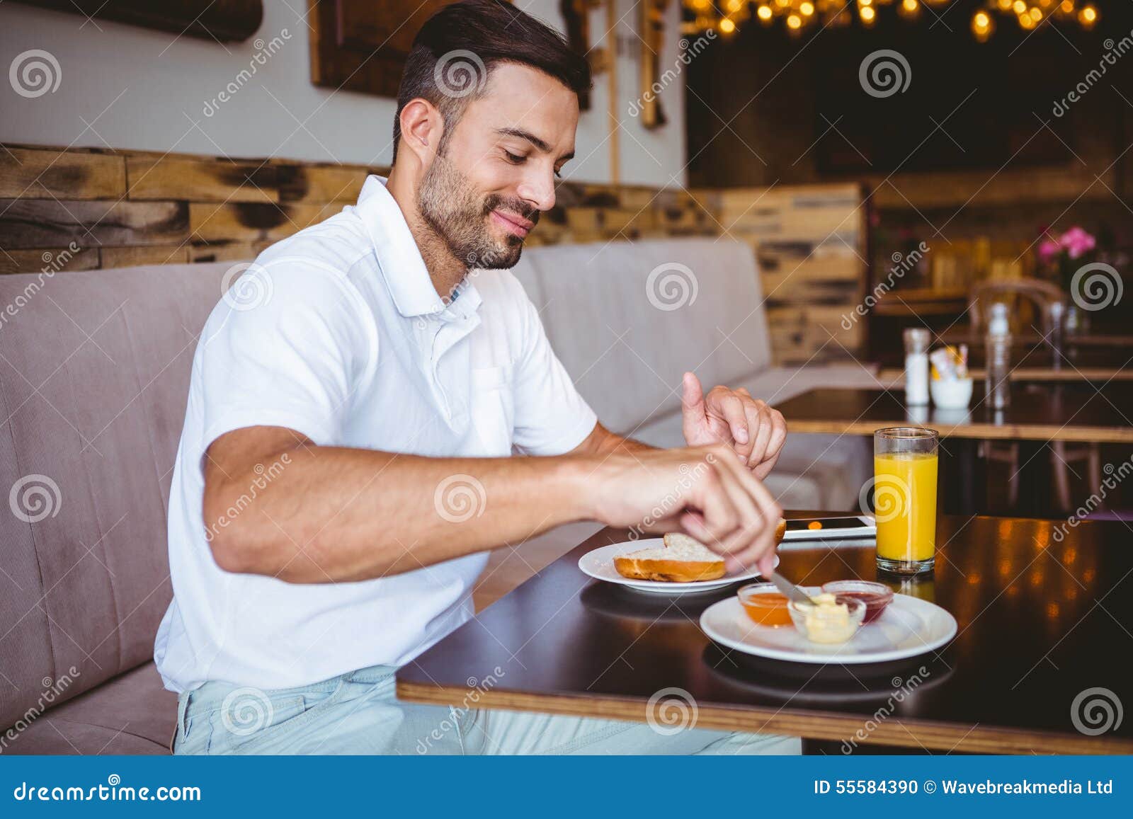 Young man making a toast stock photo. Image of caucasian - 55584390