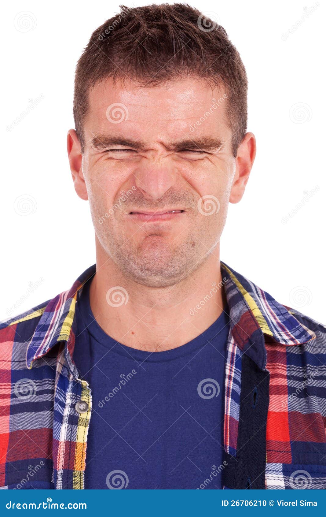 Young Man Making a Weird Face Stock Photo - Image of attractive ...