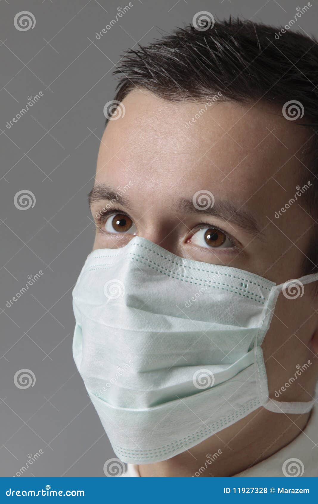 Young man with mask stock photo. Image of epidemic, specialist - 11927328