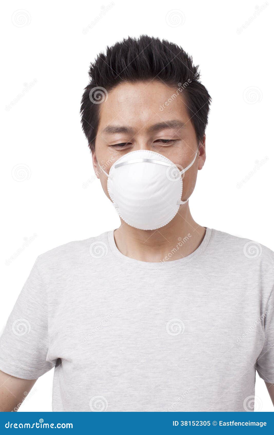 Young man with a mask stock image. Image of healthcare - 38152305