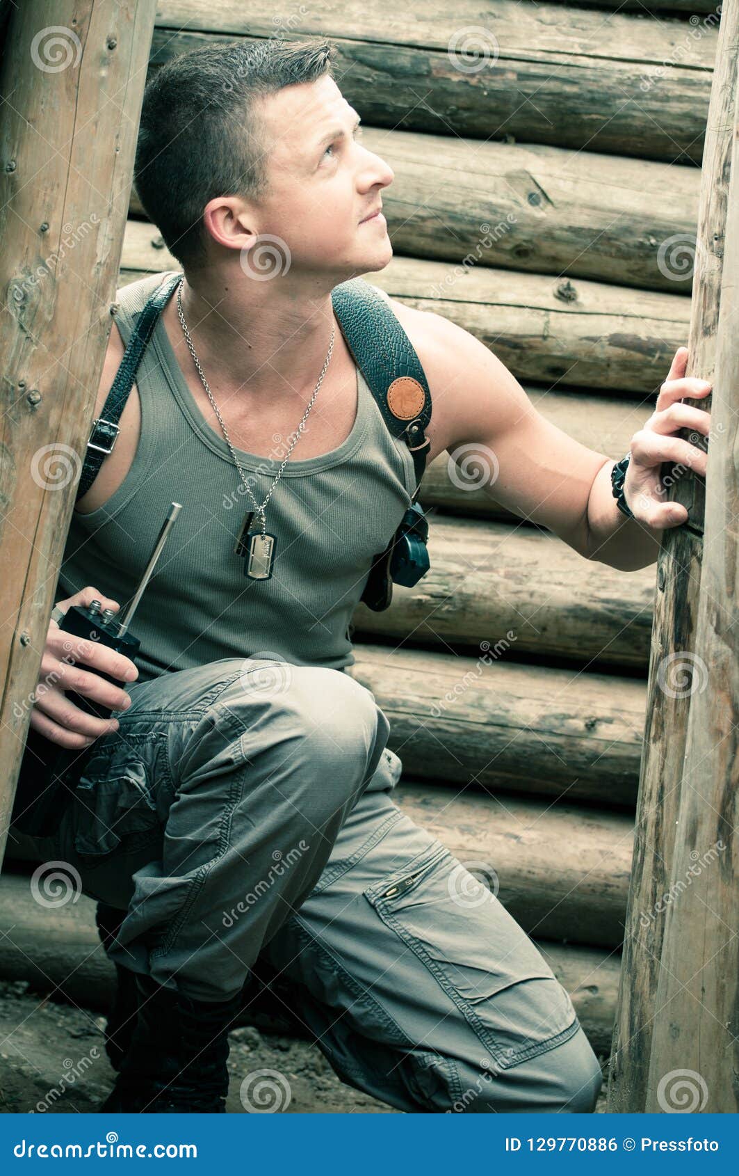 Military training stock photo. Image of heroic, protection - 129770886