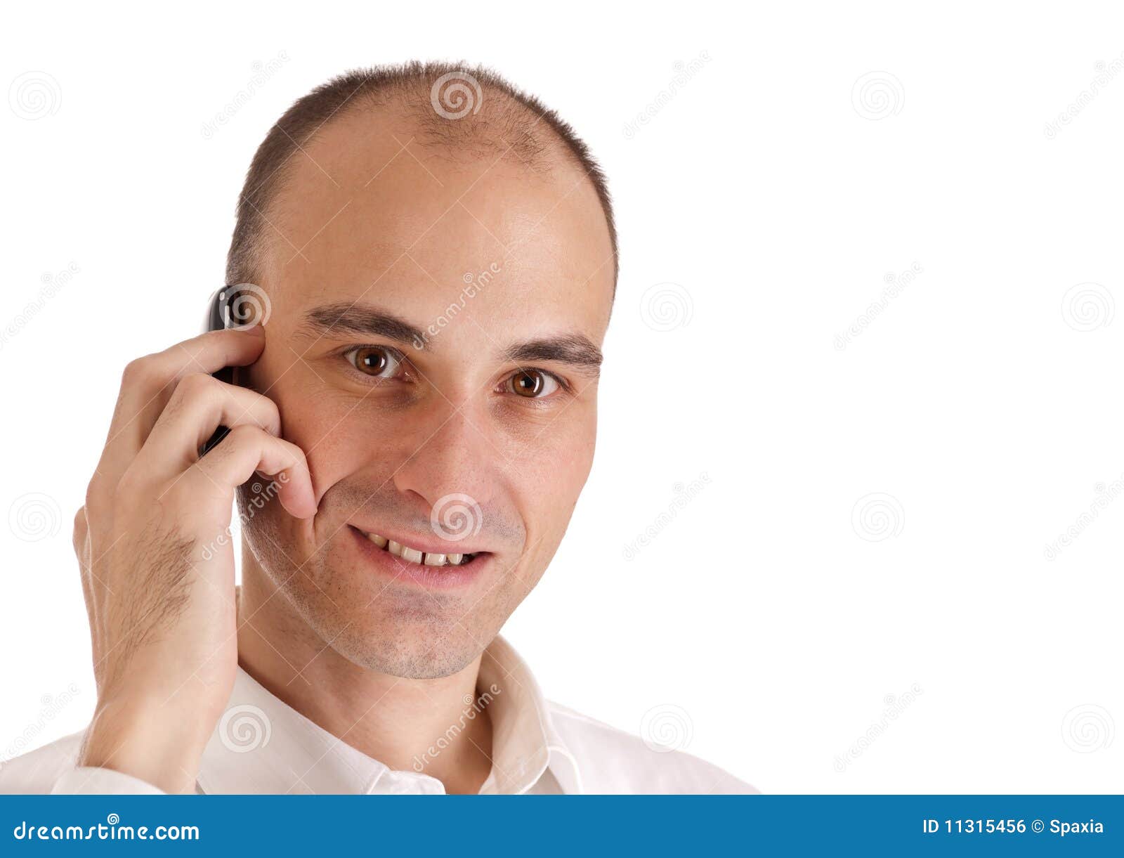 Young Man with Mobile Phone Stock Photo - Image of phone, businessman ...