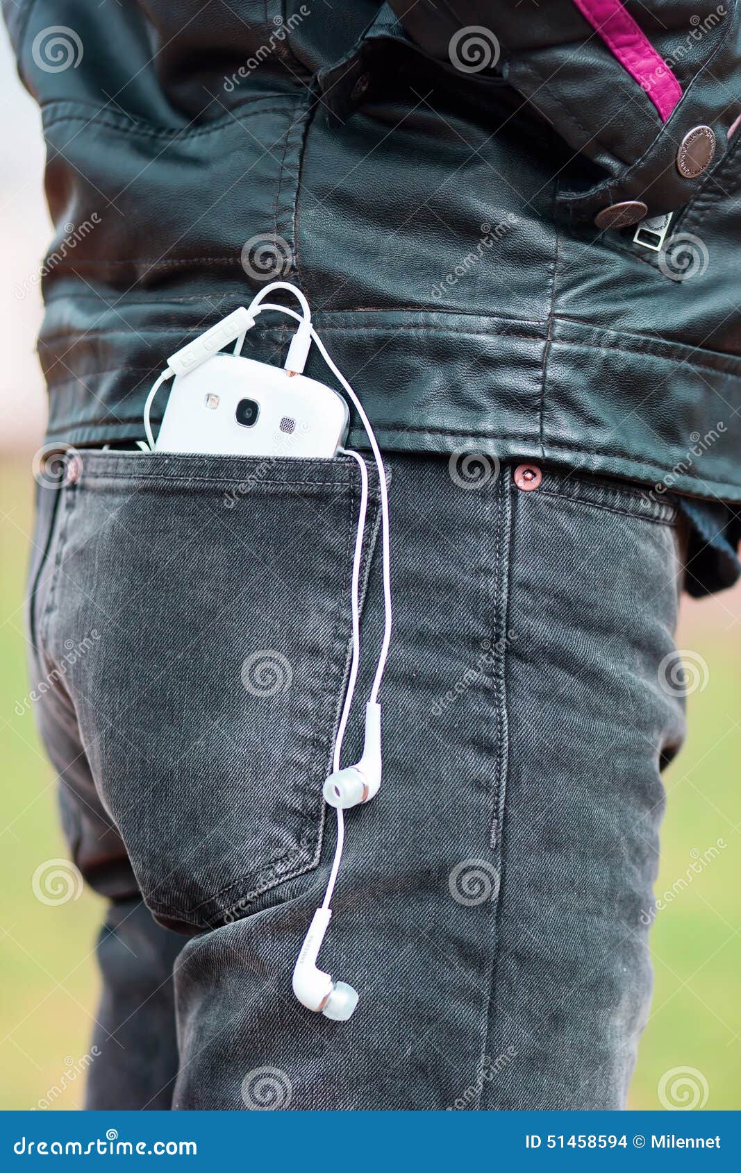 Young Man with Mobile Phone Stock Photo - Image of music, casual: 51458594