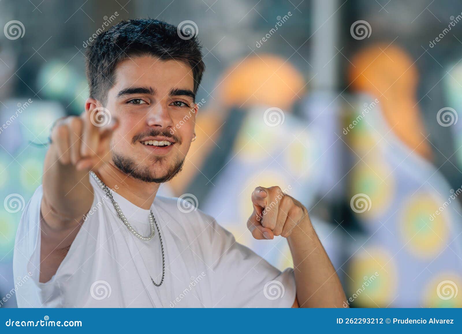 Young Man with Motivation Expression Stock Photo - Image of male ...