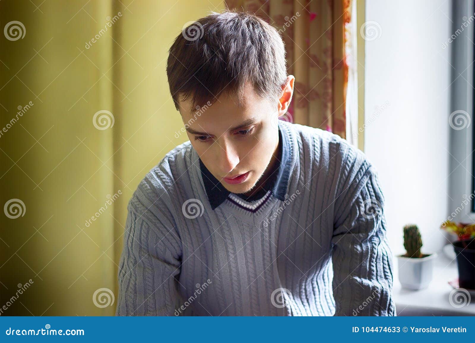 Young man nerd confused stock image. Image of confident - 104474633