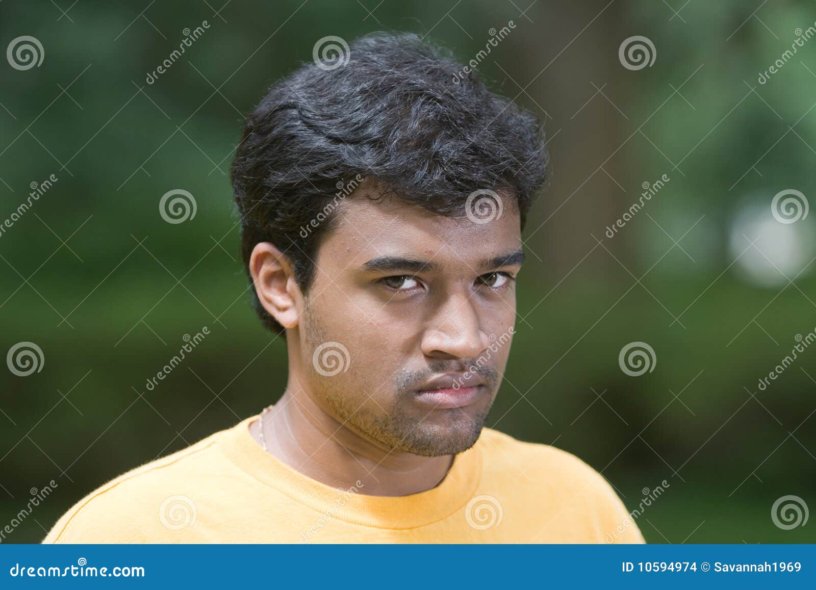Young Man Nervous stock photo. Image of portrait, worry - 10594974