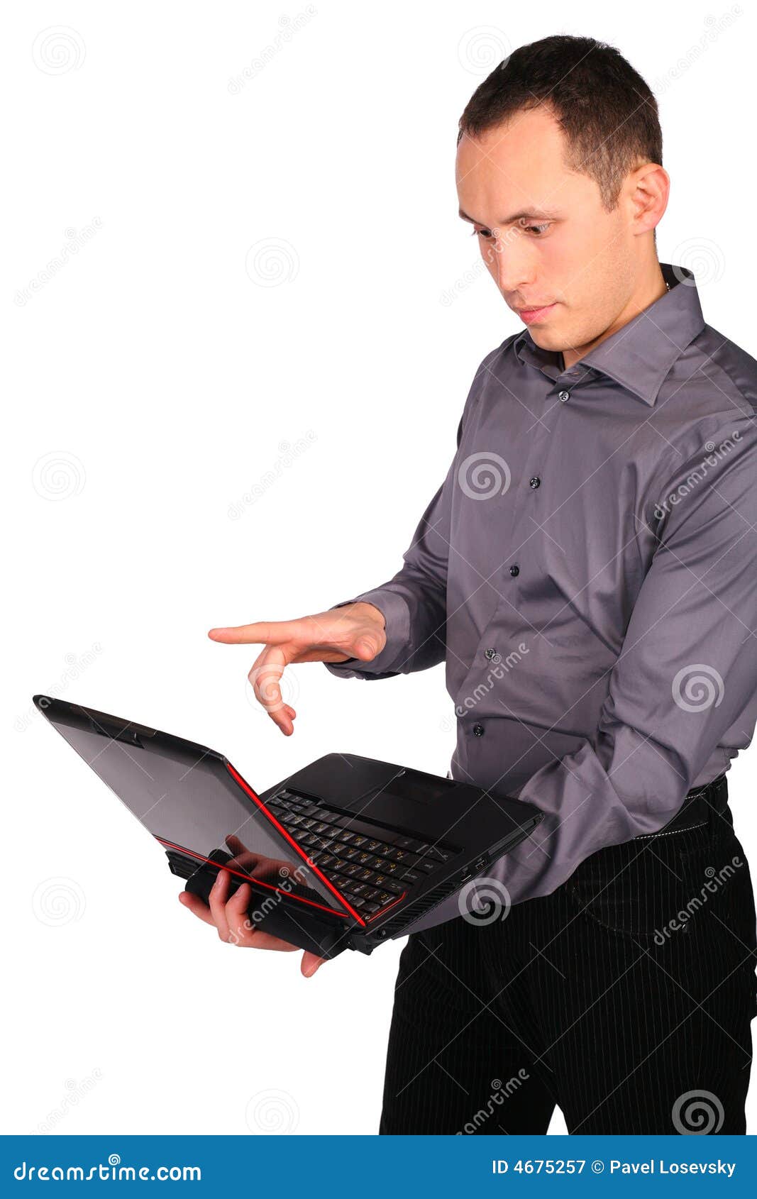 Young man with notebook stock image. Image of black, adults - 4675257