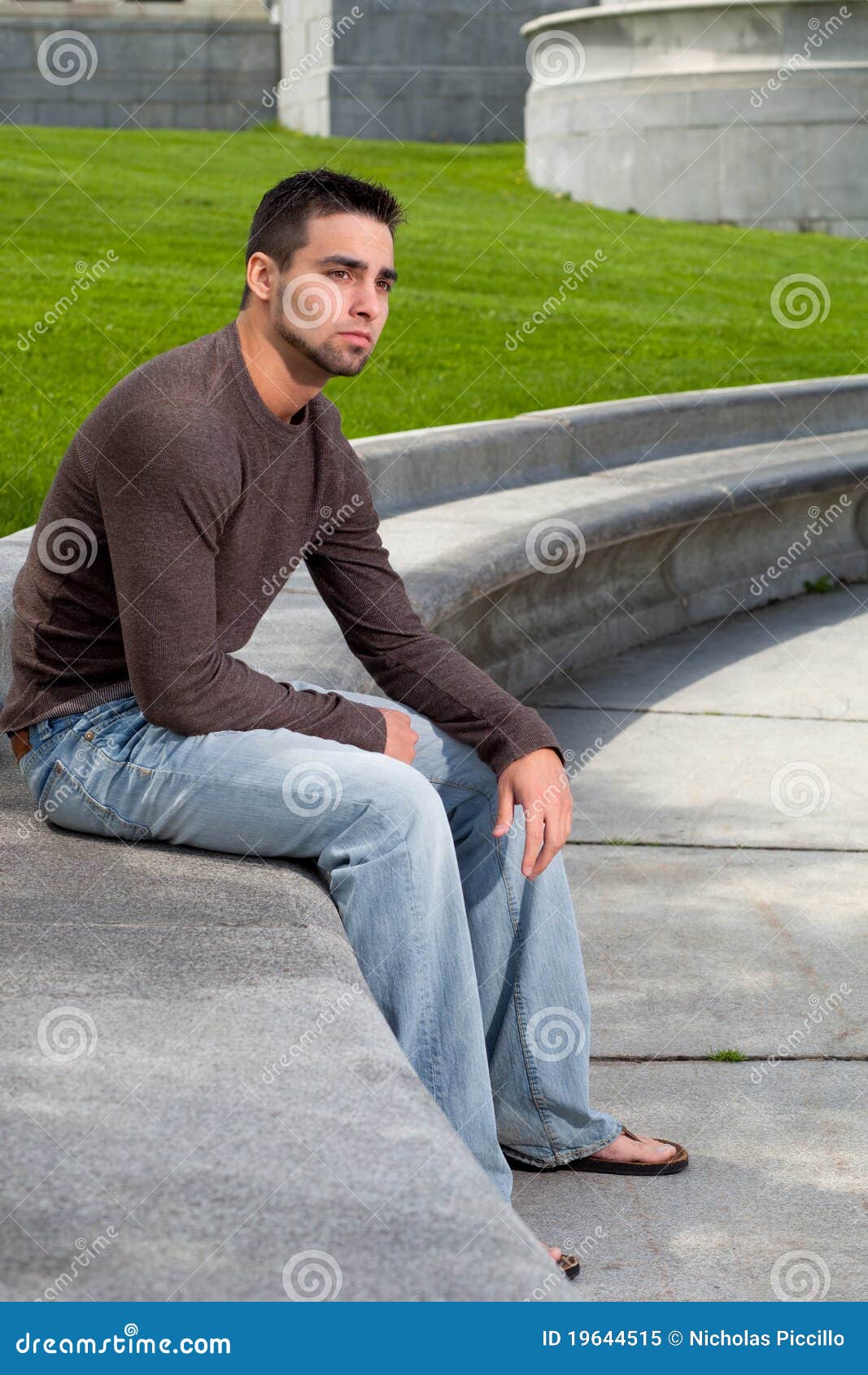 Young Man Outside stock image. Image of young, male, model - 19644515