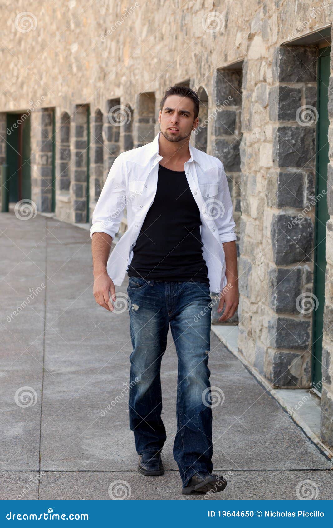 Young Man Outside stock photo. Image of outdoors, young - 19644650
