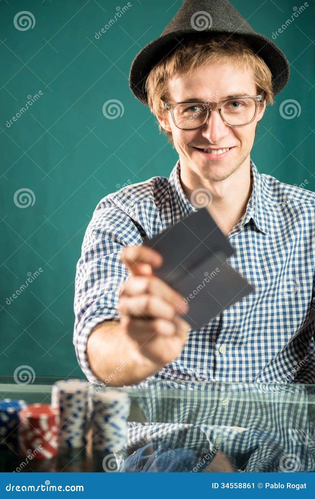 Young Man Playing and Smiling Stock Image - Image of adult, friendship ...