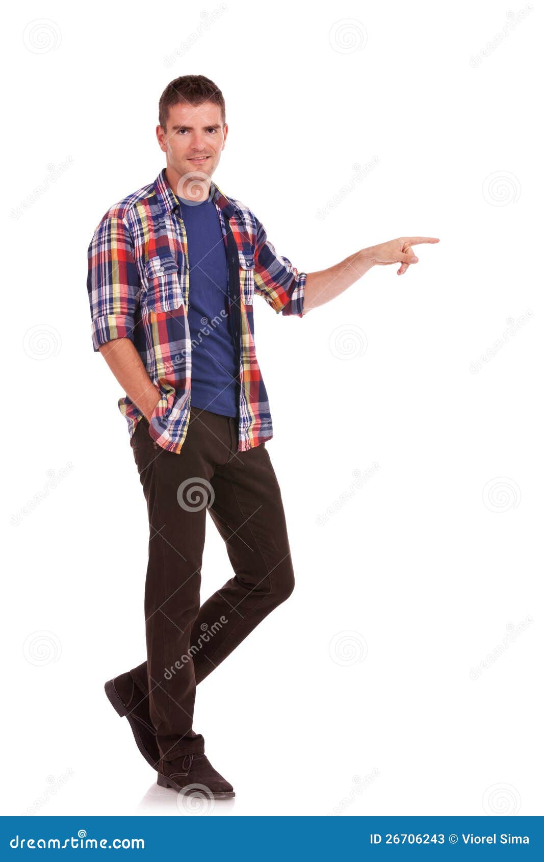 Young Man Pointing Towards Something Stock Image - Image of adult ... Young Man Pointing Towards Something Stock Image - Image of adult ...