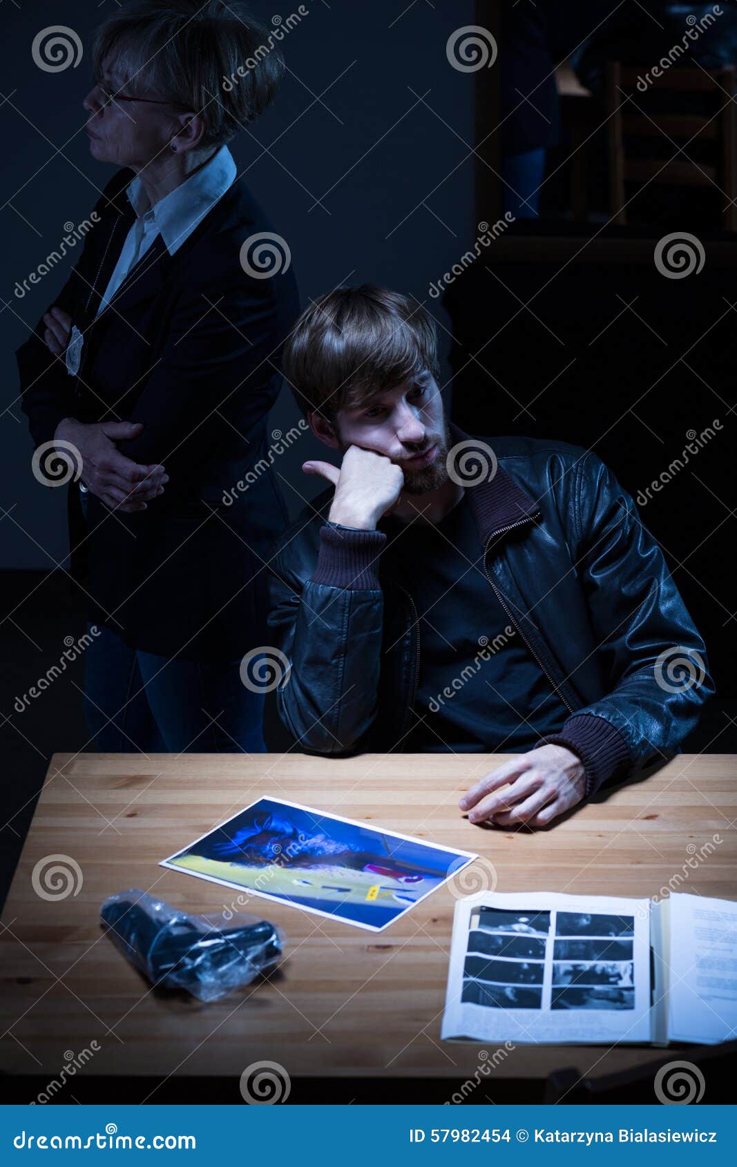 Young Man on Police Station Stock Photo - Image of crime, male: 57982454
