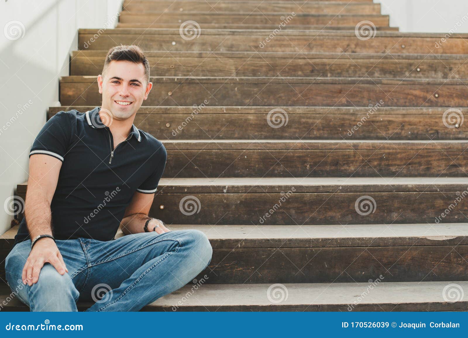 Young Man Posing Relaxed and Confident Stock Image - Image of people ...