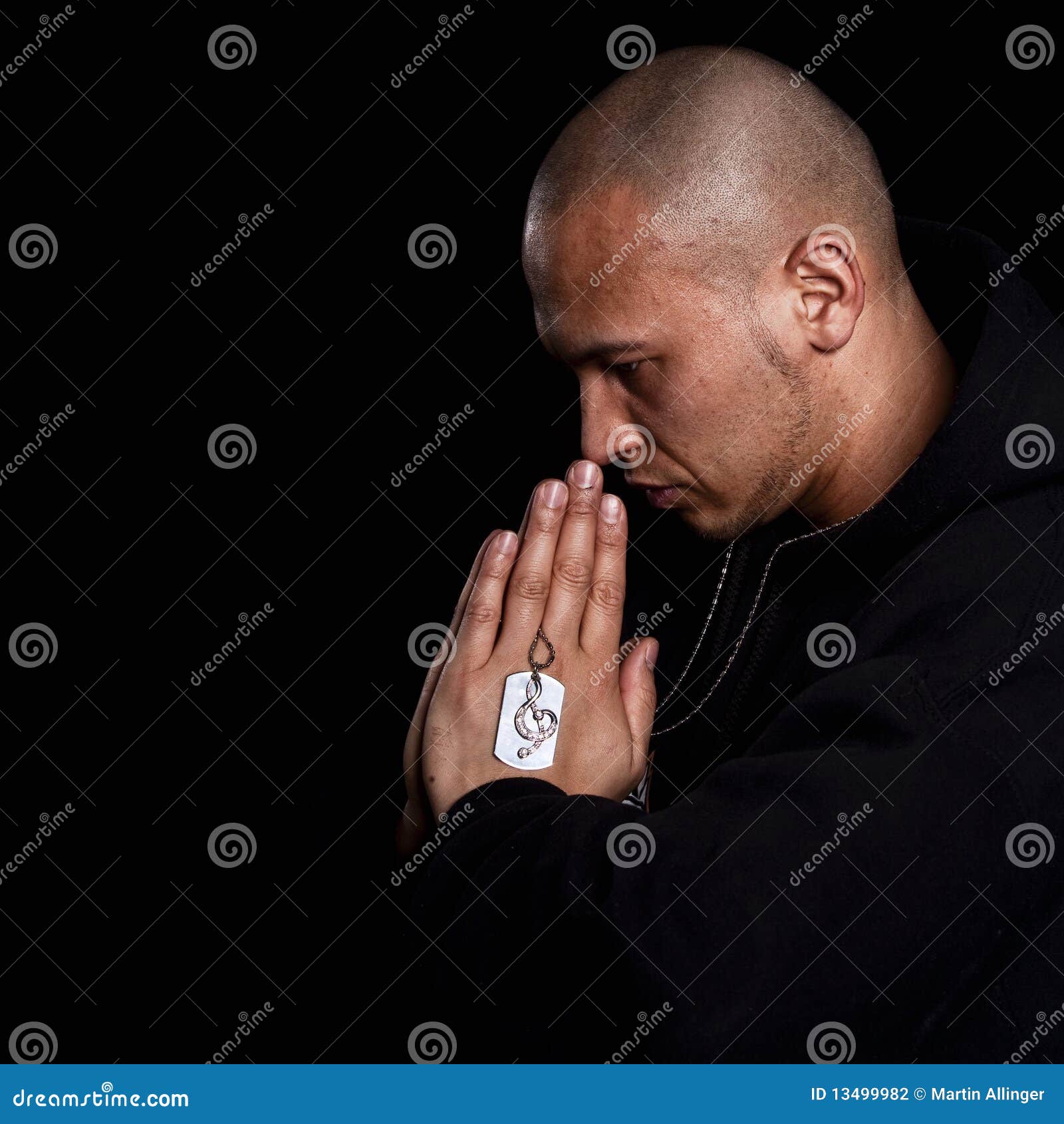 Young man praying stock photo. Image of cool, beauty - 13499982