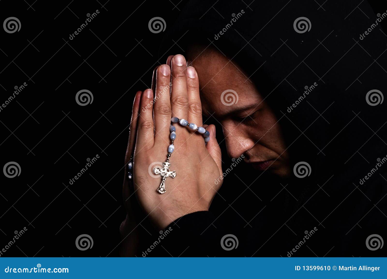 Young man praying stock photo. Image of eyes, hand, lifestyle - 13599610