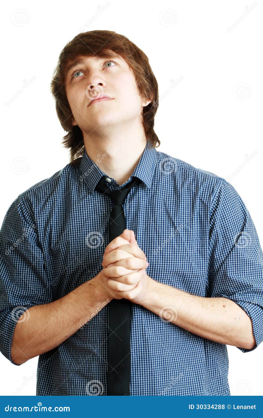 Young man praying stock photo. Image of peace, person - 30334288