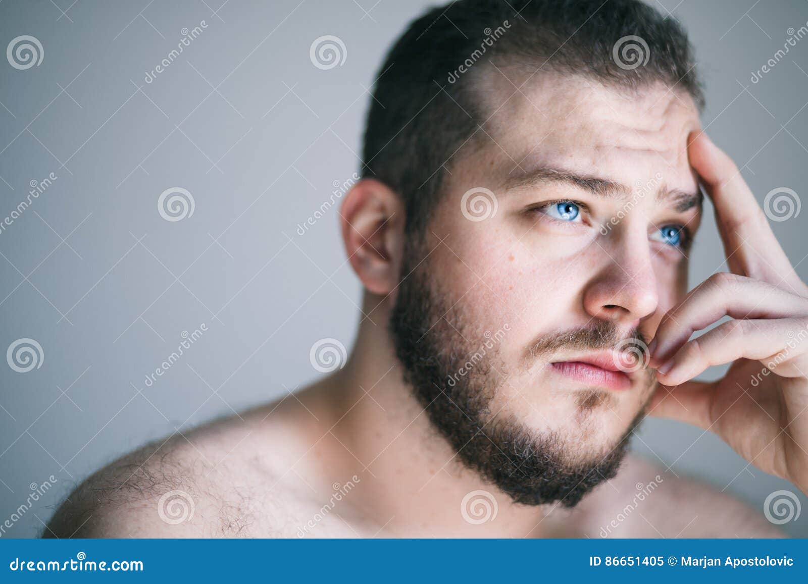 Young man with a problem stock image. Image of emotional - 86651405