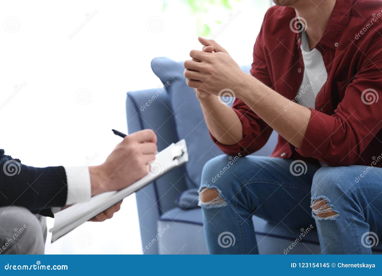 Young Man with Problems at Office Stock Image - Image of depressed ...