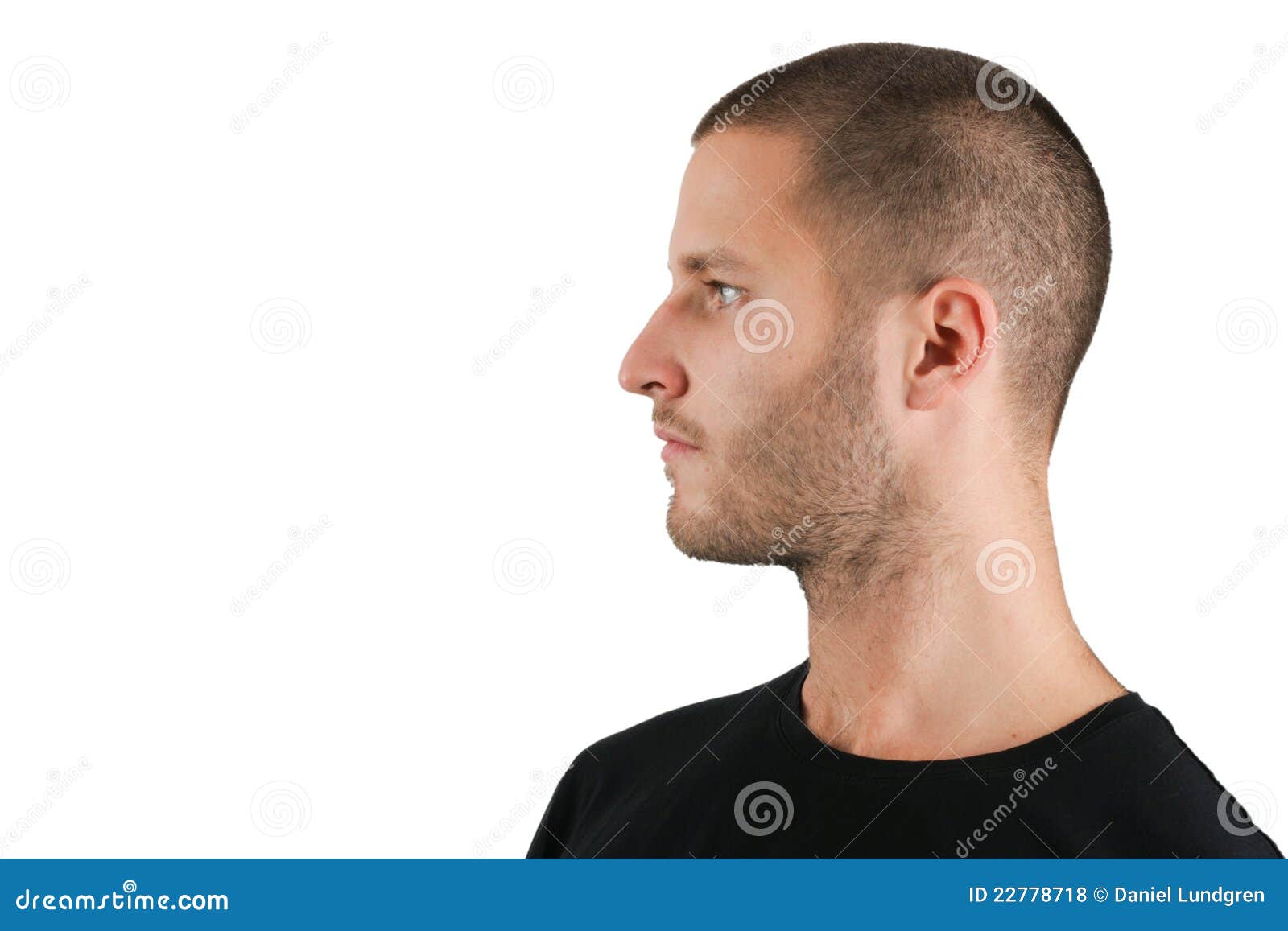 Young Man In Profile Royalty Free Stock Photos - Image: 22778718