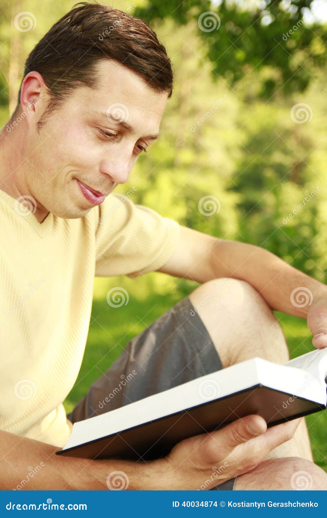 Young Man Reading the Bible Stock Photo - Image of books, study: 40034874