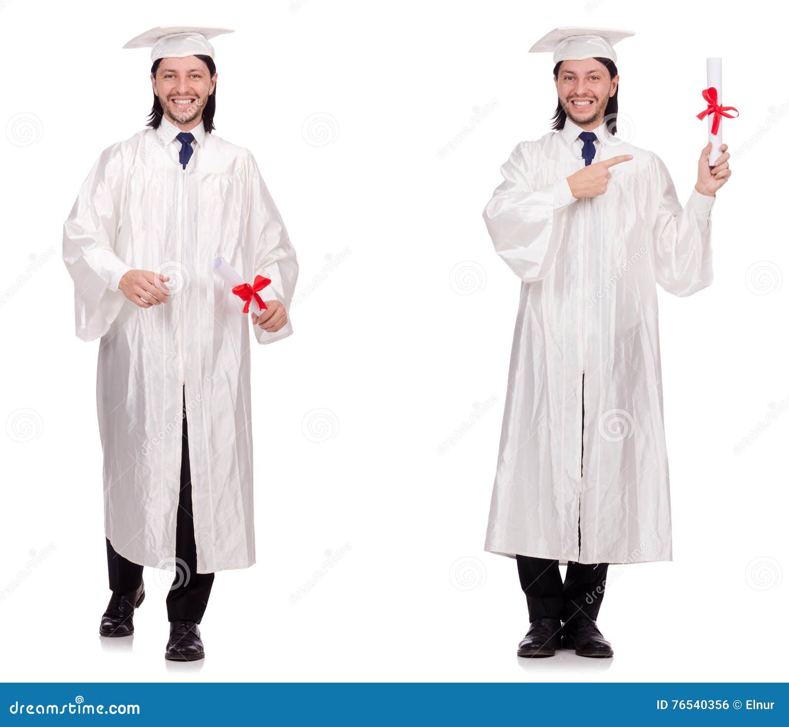 The Young Man Ready for University Graduation Stock Photo - Image of ...