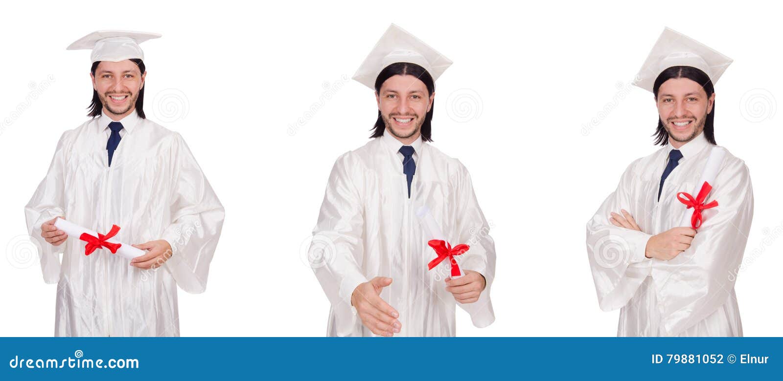 The Young Man Ready for University Graduation Stock Photo - Image of ...