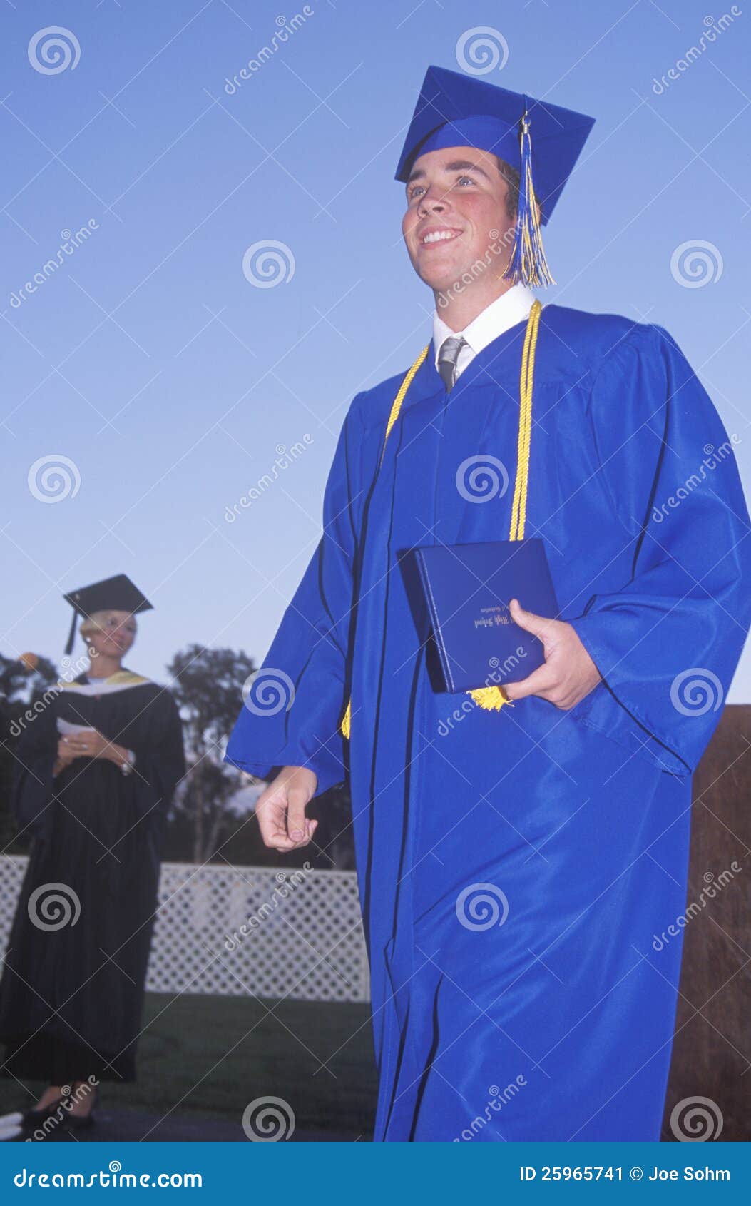 Young Man Receiving His High School Diploma, Editorial Photo - Image of ...