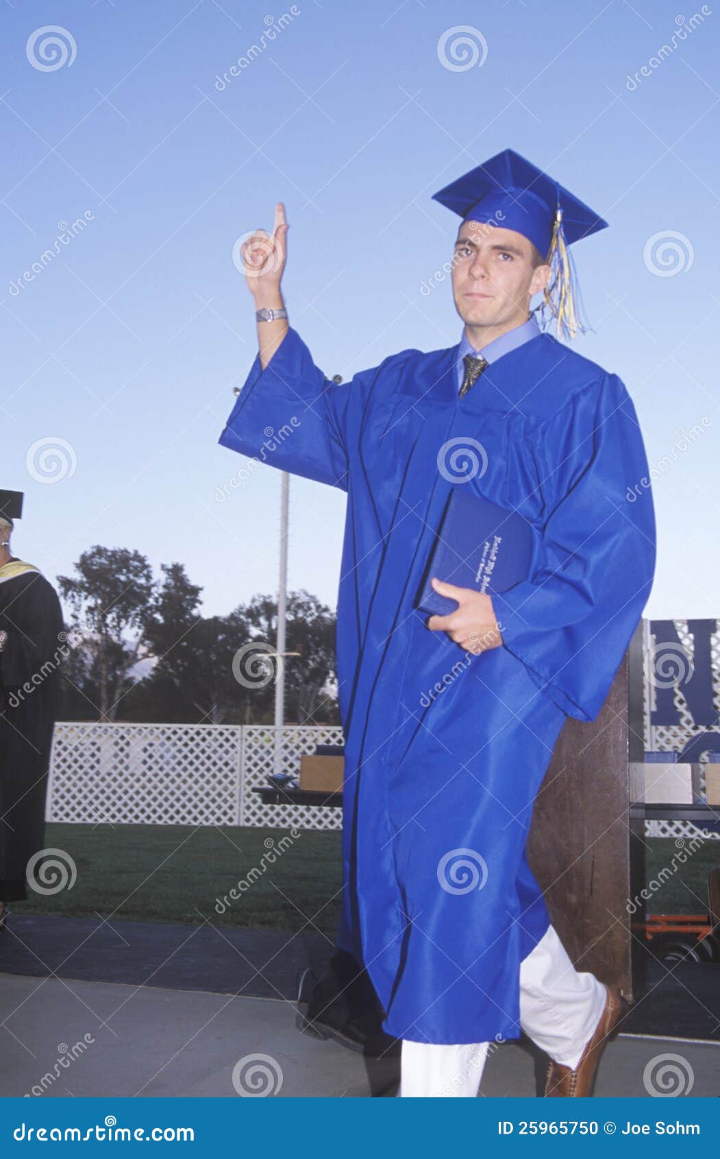 Young Man Receiving His High School Diploma, Editorial Image - Image of ...