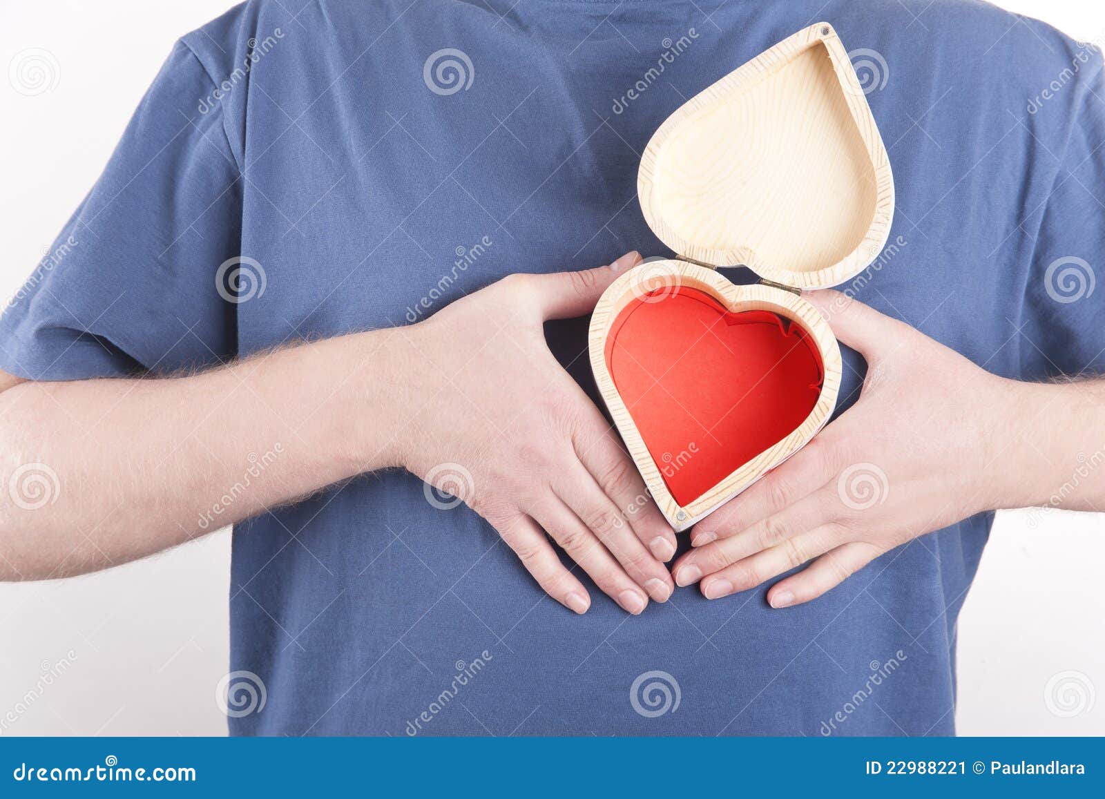 Young man with a red heart stock image. Image of valentine - 22988221