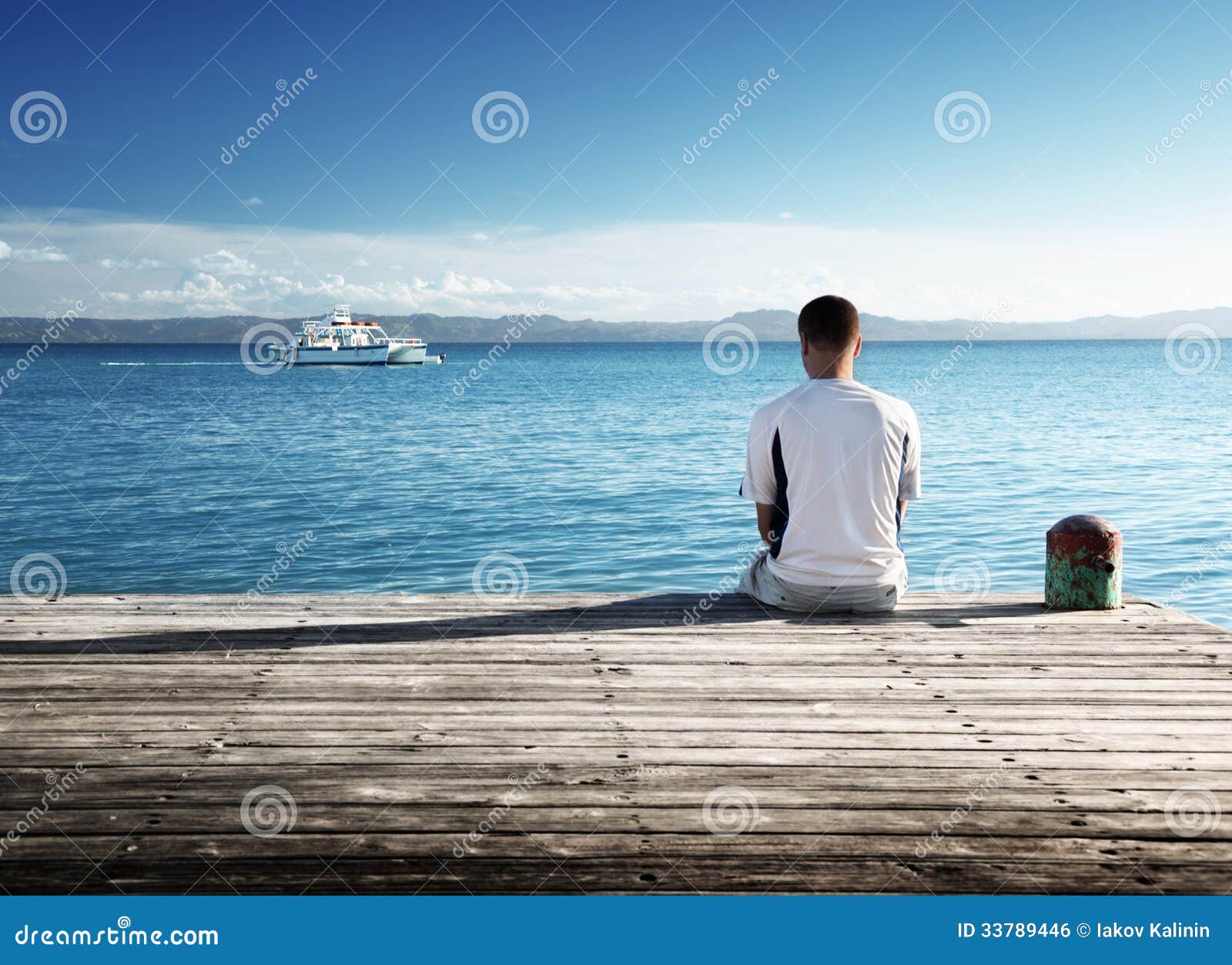 Young man relax siting stock photo. Image of depressed - 33789446