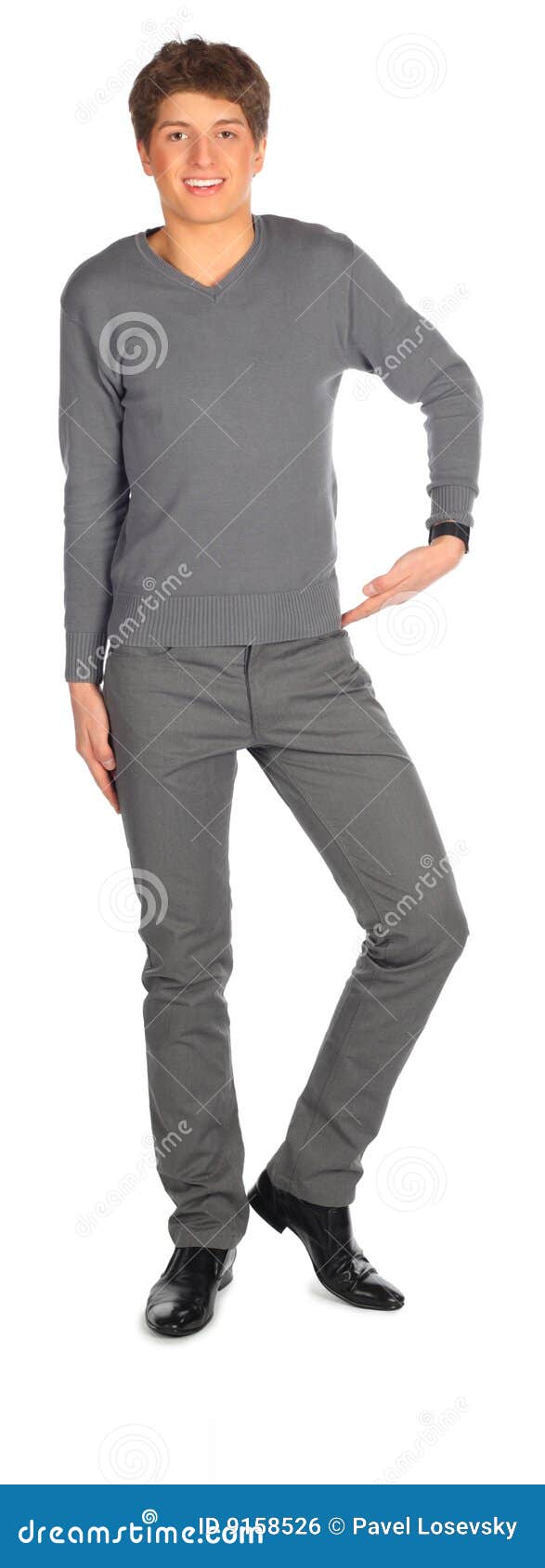 Young Man Represent Letter B Stock Photo - Image of isolated, language ...