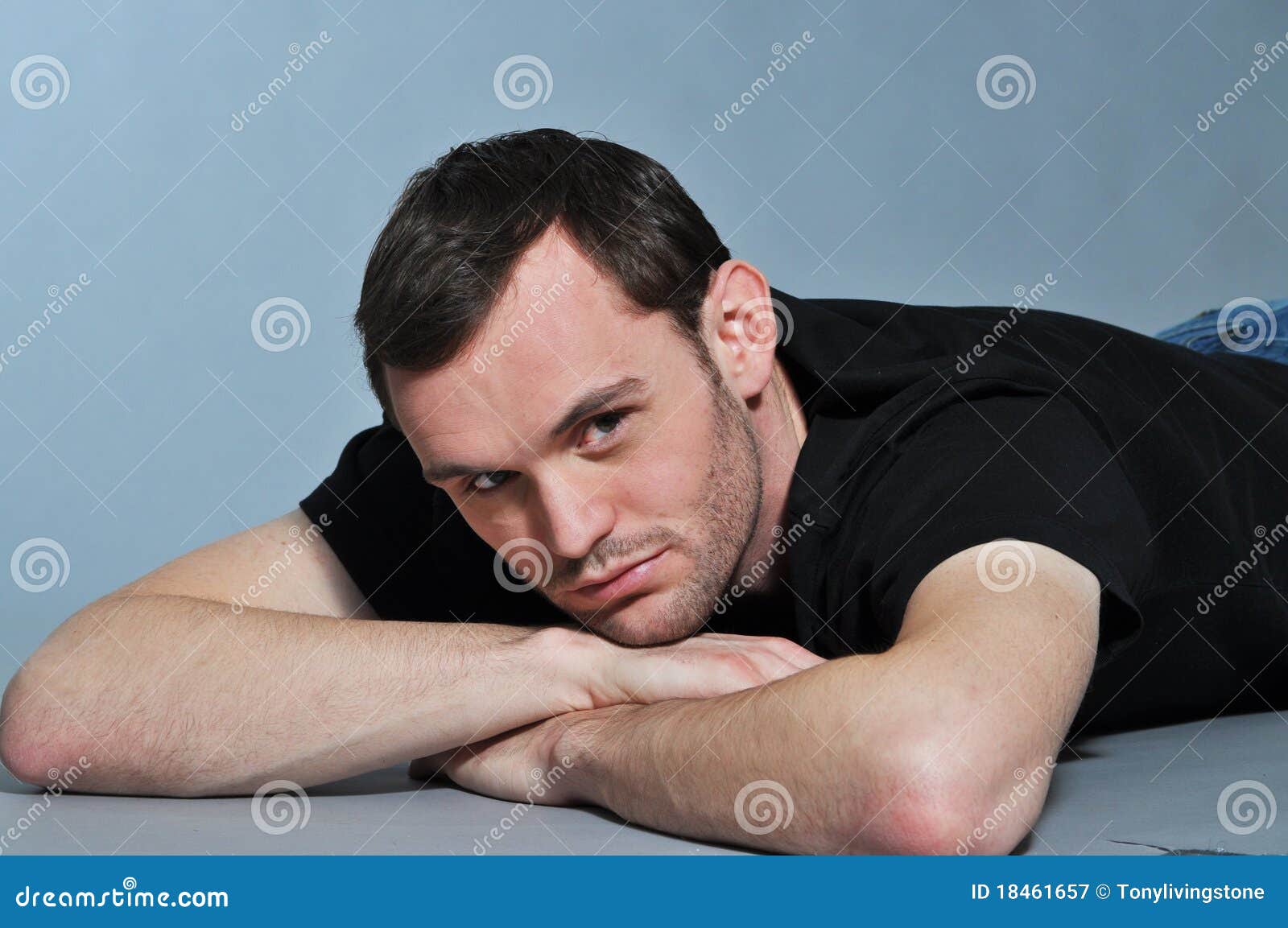 Young man resting stock image. Image of portrait, resting - 18461657