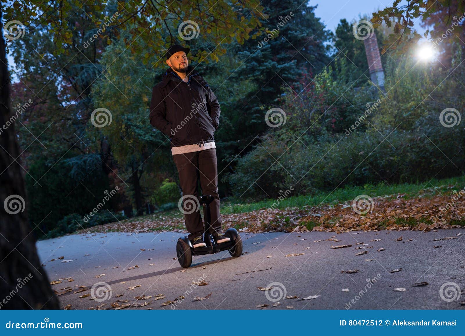 Young Man Riding Hoverboard Stock Photo - Image of ride, park: 80472512