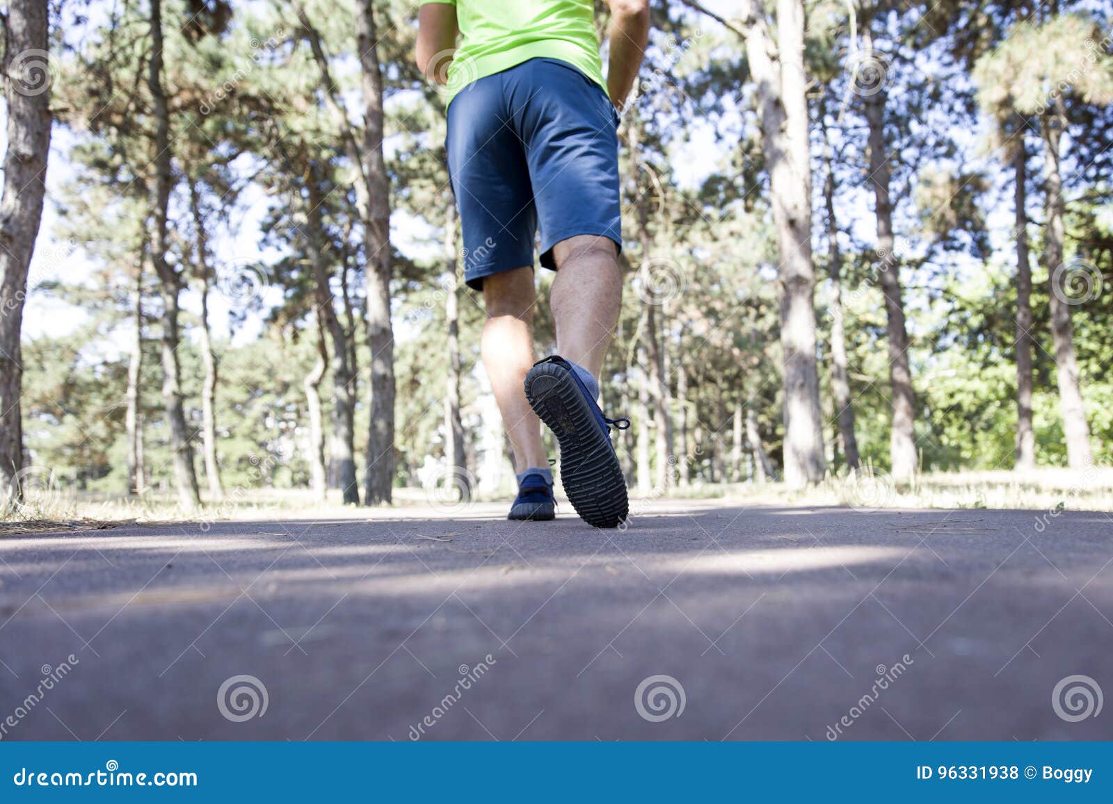 Young Man Running in the Park Stock Photo - Image of lifestyle, jogging ...
