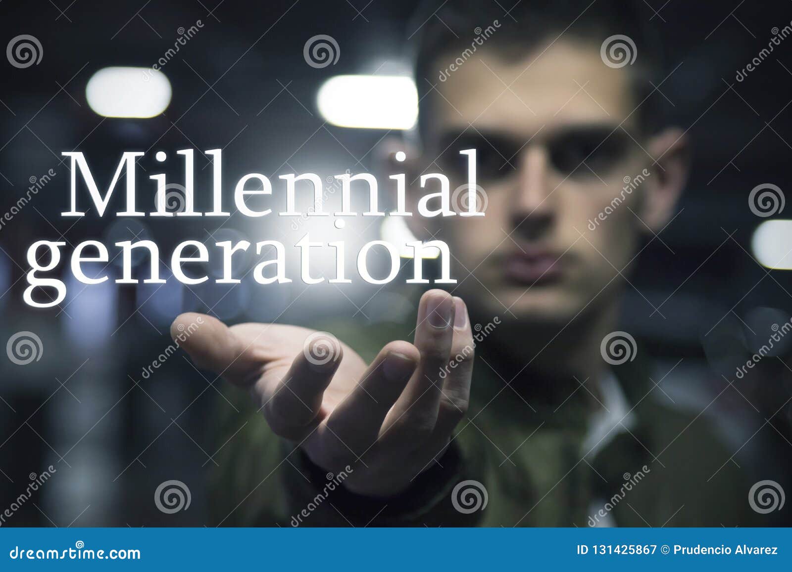 Millennial Generation Message Stock Image - Image of card, concepts ...