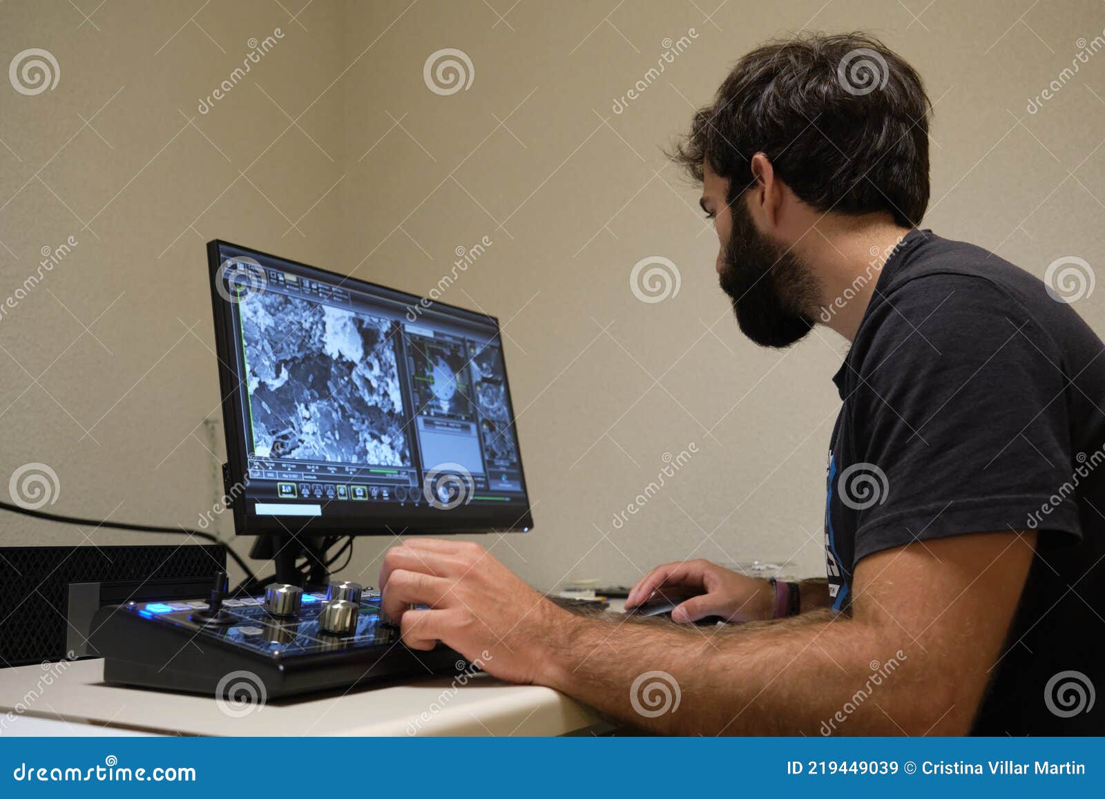 Scanning Electron Microscope Sample Royalty-Free Stock Photo ...