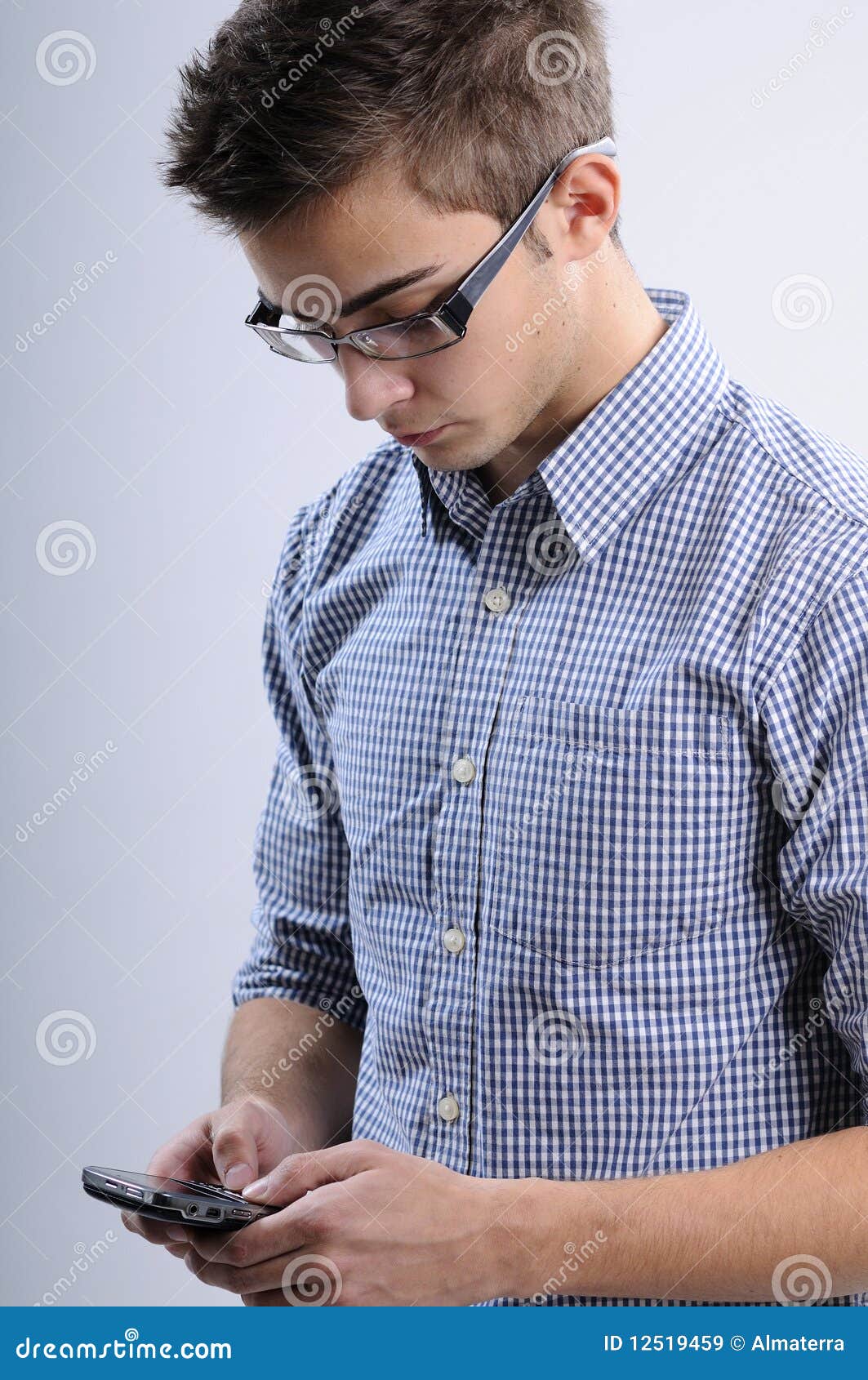 Young man searching stock image. Image of elegant, searching - 12519459