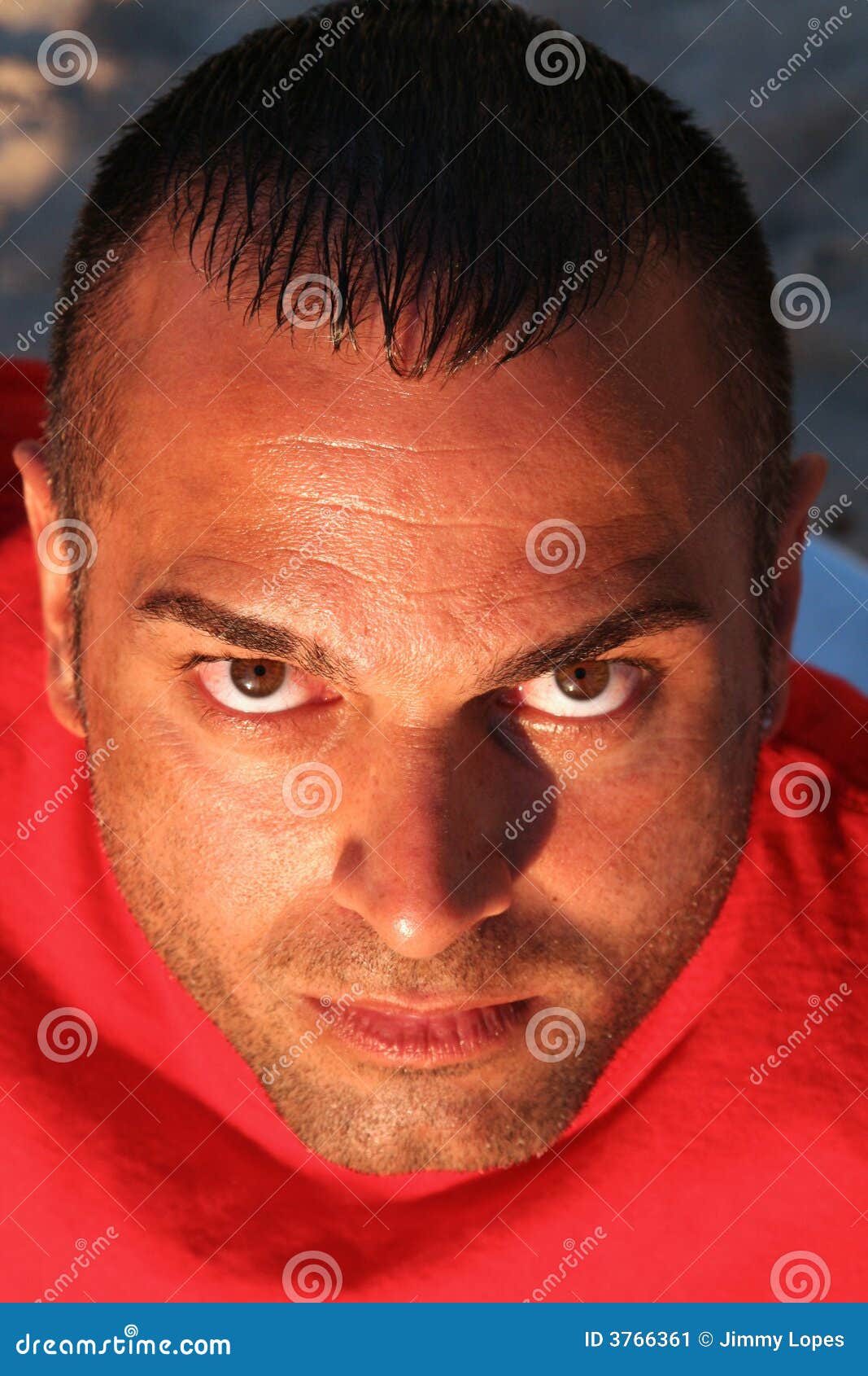 Young Man with Serious Expression Stock Image - Image of macho, cool ...