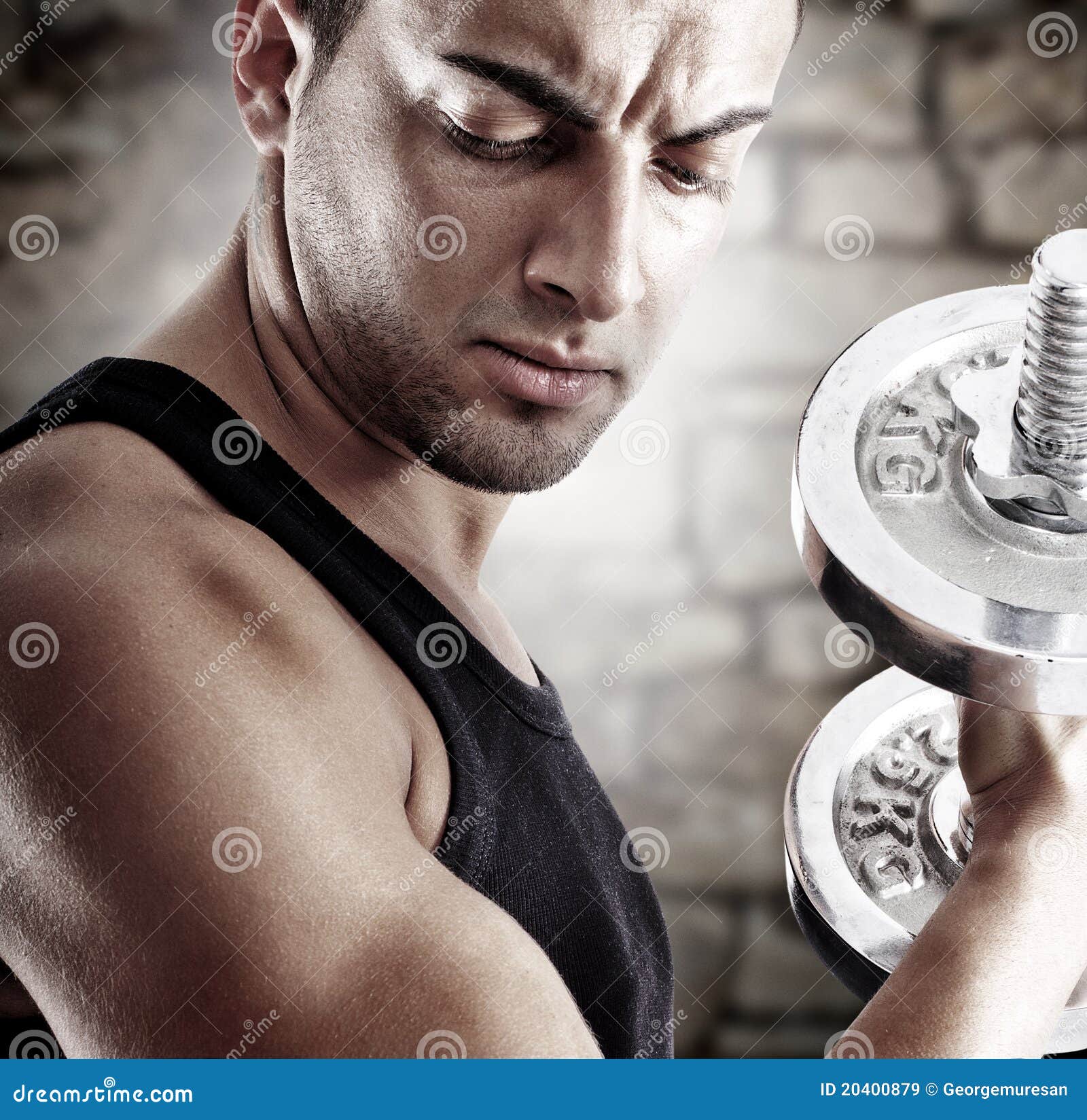 Young man in shape stock image. Image of muscles, body - 20400879