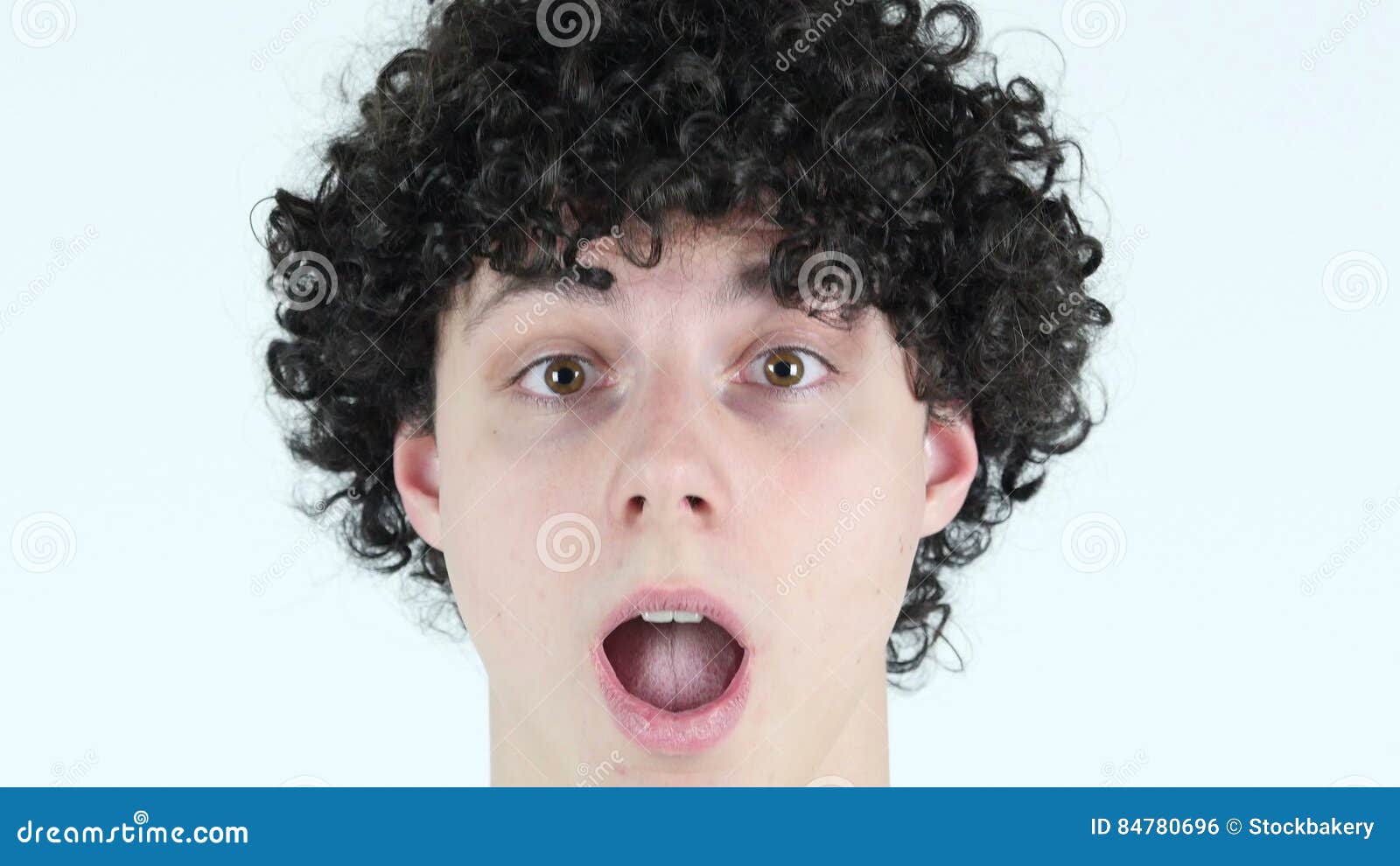 Young Man in Shock, Face Close Up Stock Footage - Video of stunning ...