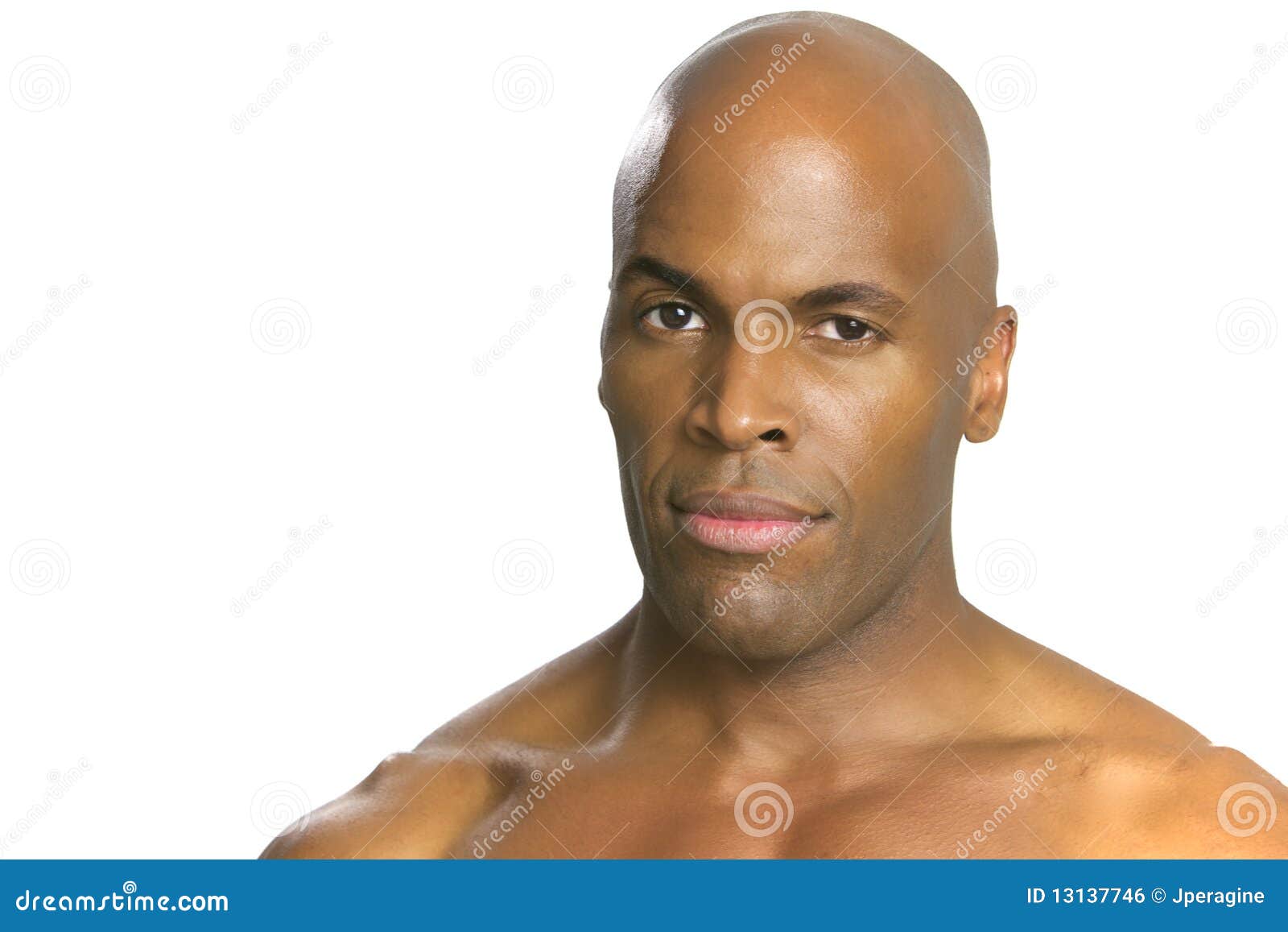 Young Man Shoulders Up Isolated White Stock Photo - Image of good ...