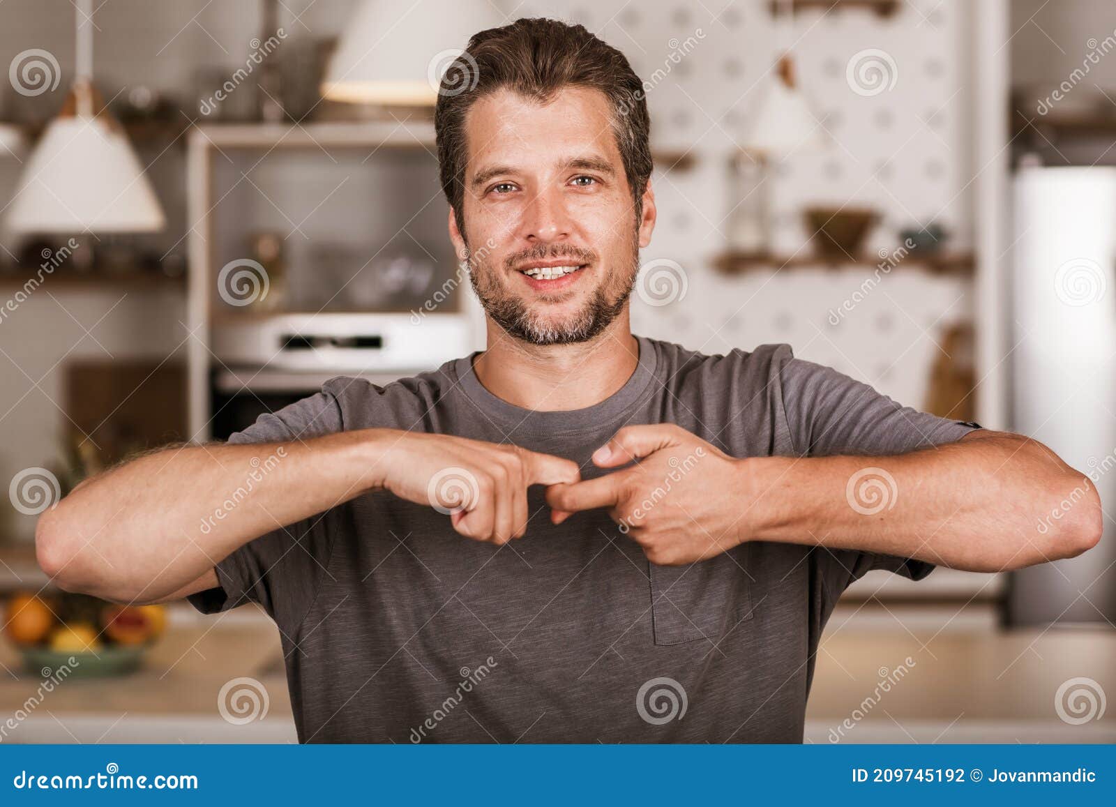 Man Showing Gesture in Sign Language Stock Photo - Image of handicap ...