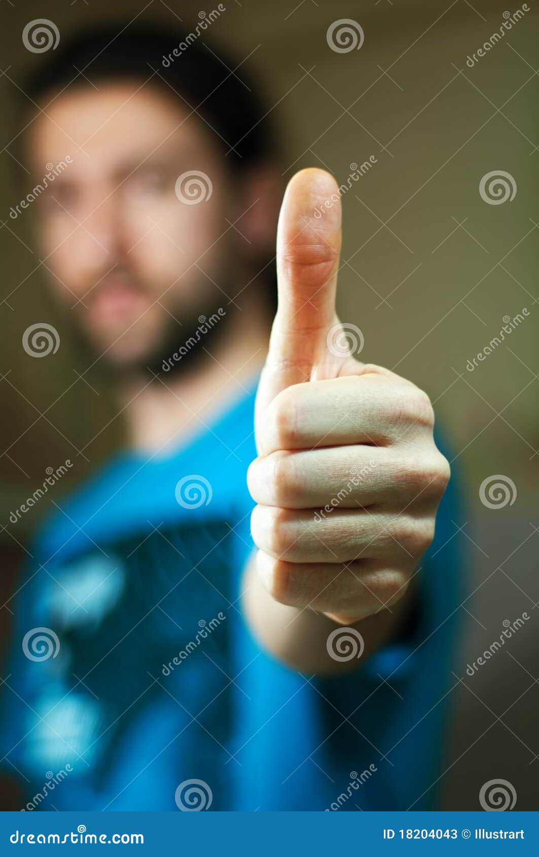 Young Man Showing Sign Okay Stock Image - Image of agreement, male ...