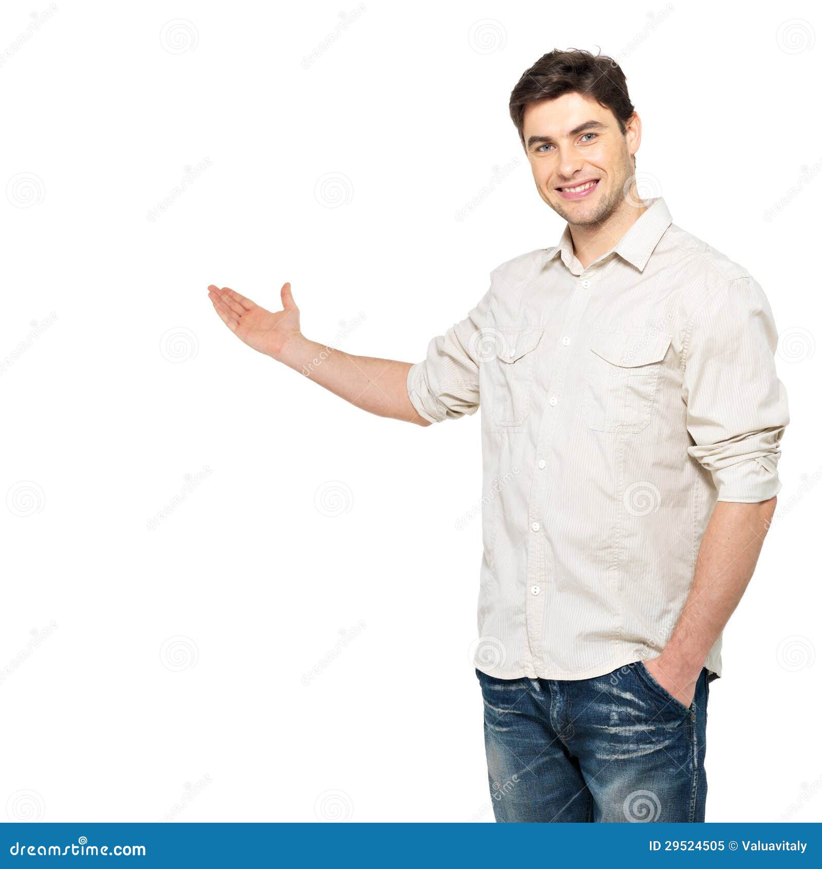 207 Man Shows Smiling Something Young Photos - Free & Royalty-Free ...