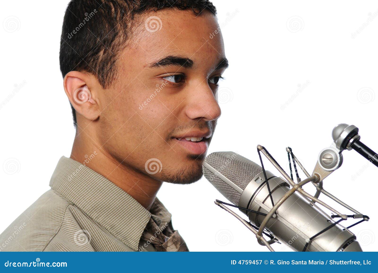 Young Man Singing stock image. Image of singing, performer - 4759457