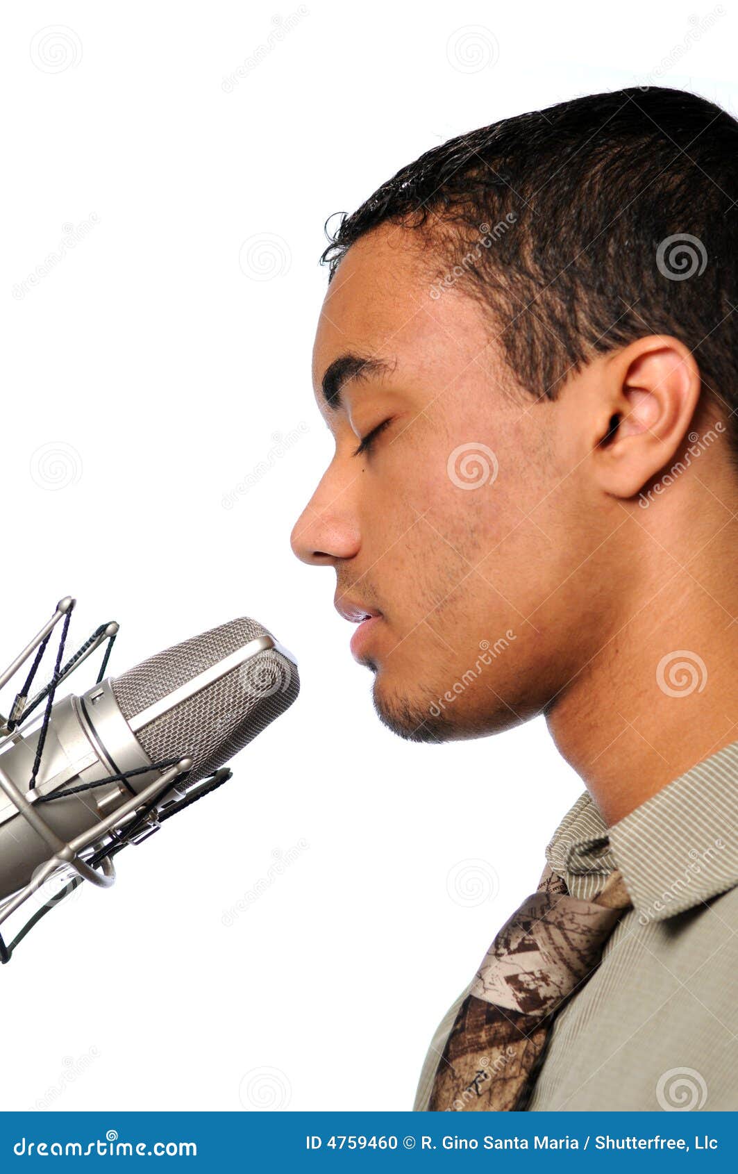 Young Man Singing stock photo. Image of music, face, musician - 4759460