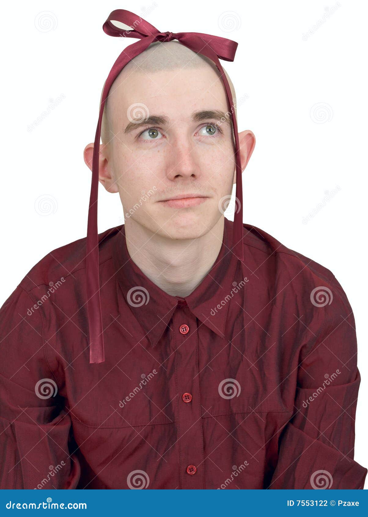 Young Man With Small Bow On Head Stock Photography - Image: 7553122