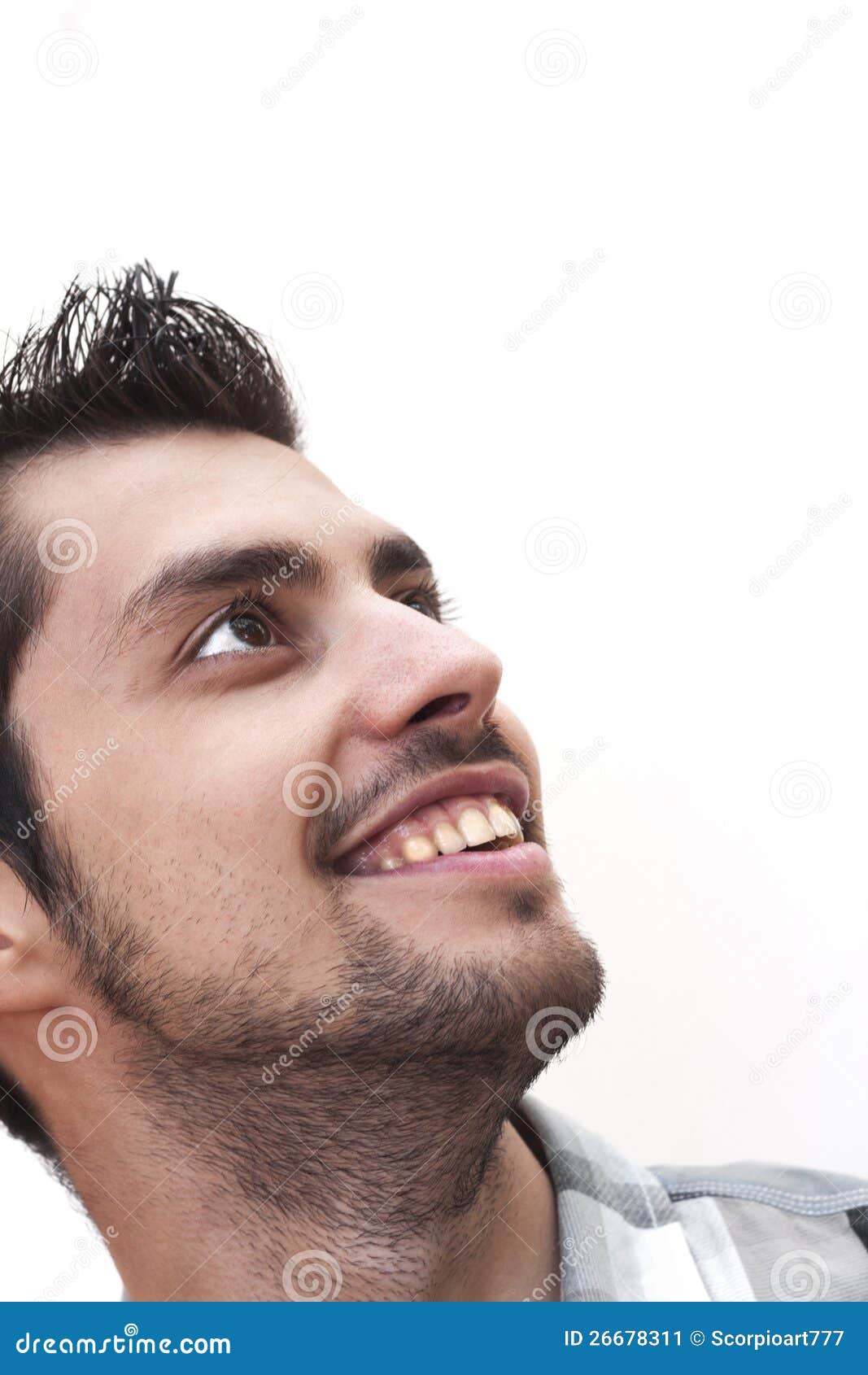Young man smile at the sky stock image. Image of happy - 26678311