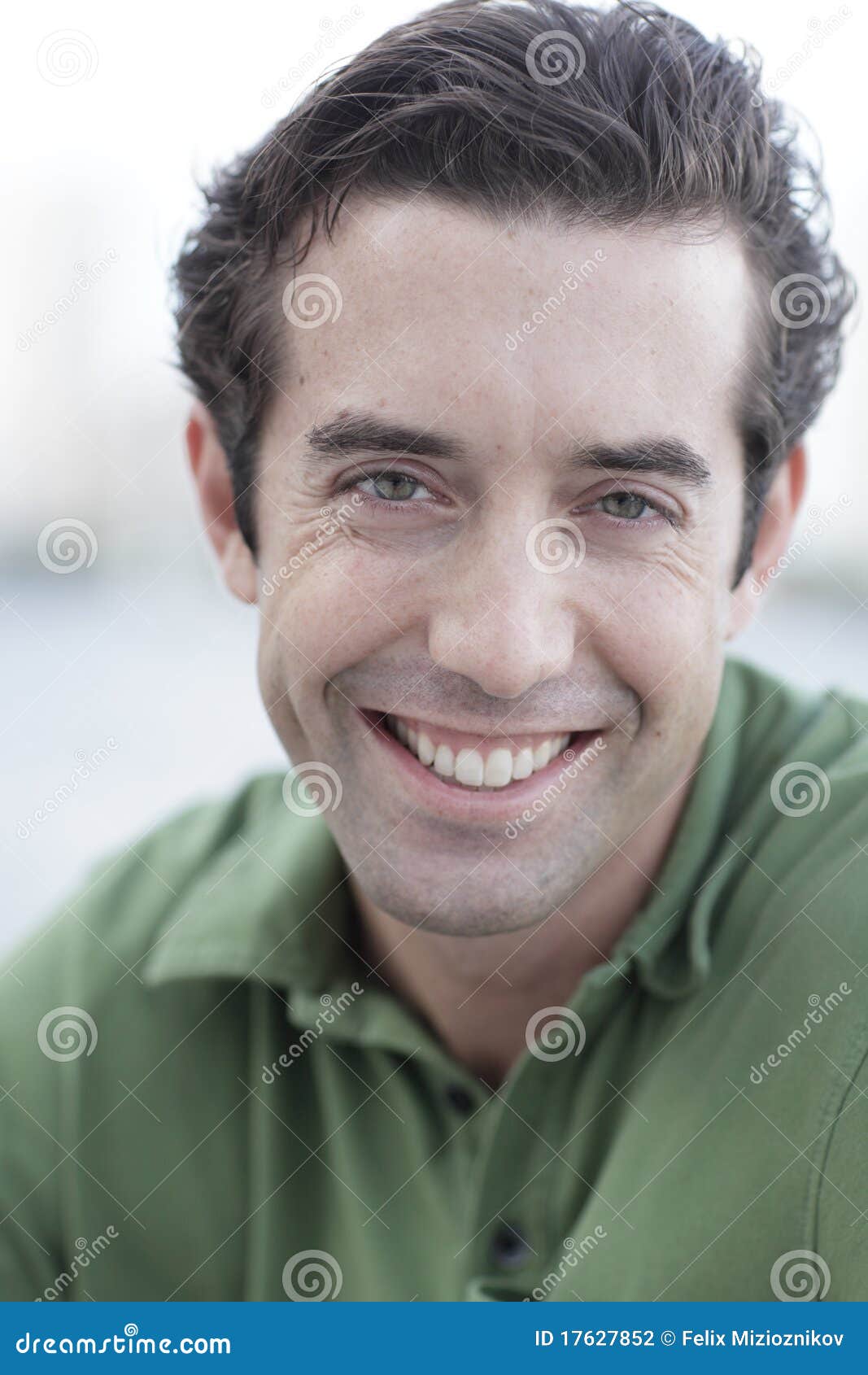 Young man smiling stock photo. Image of caucasian, handsome - 17627852